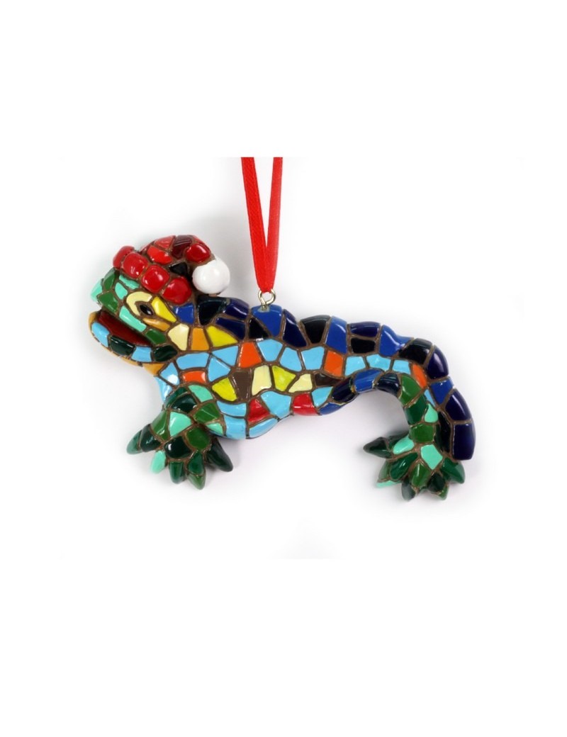 Gaudi Lizard Christmas tree ornament